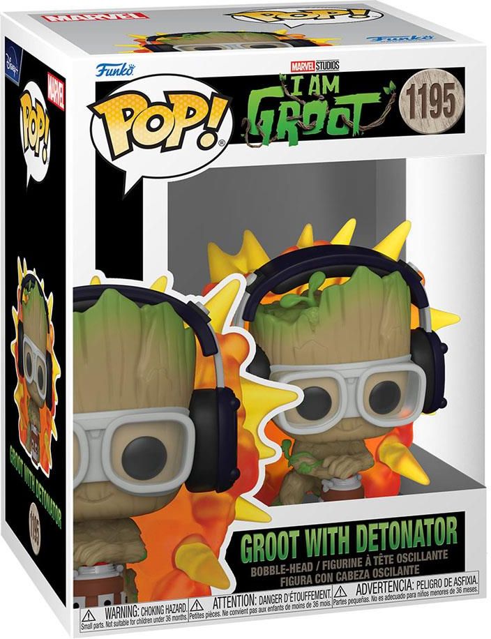 Funko I Am Groot POP! Vinyl Figure Groot w/ detonator 9cm nr 1195 ...