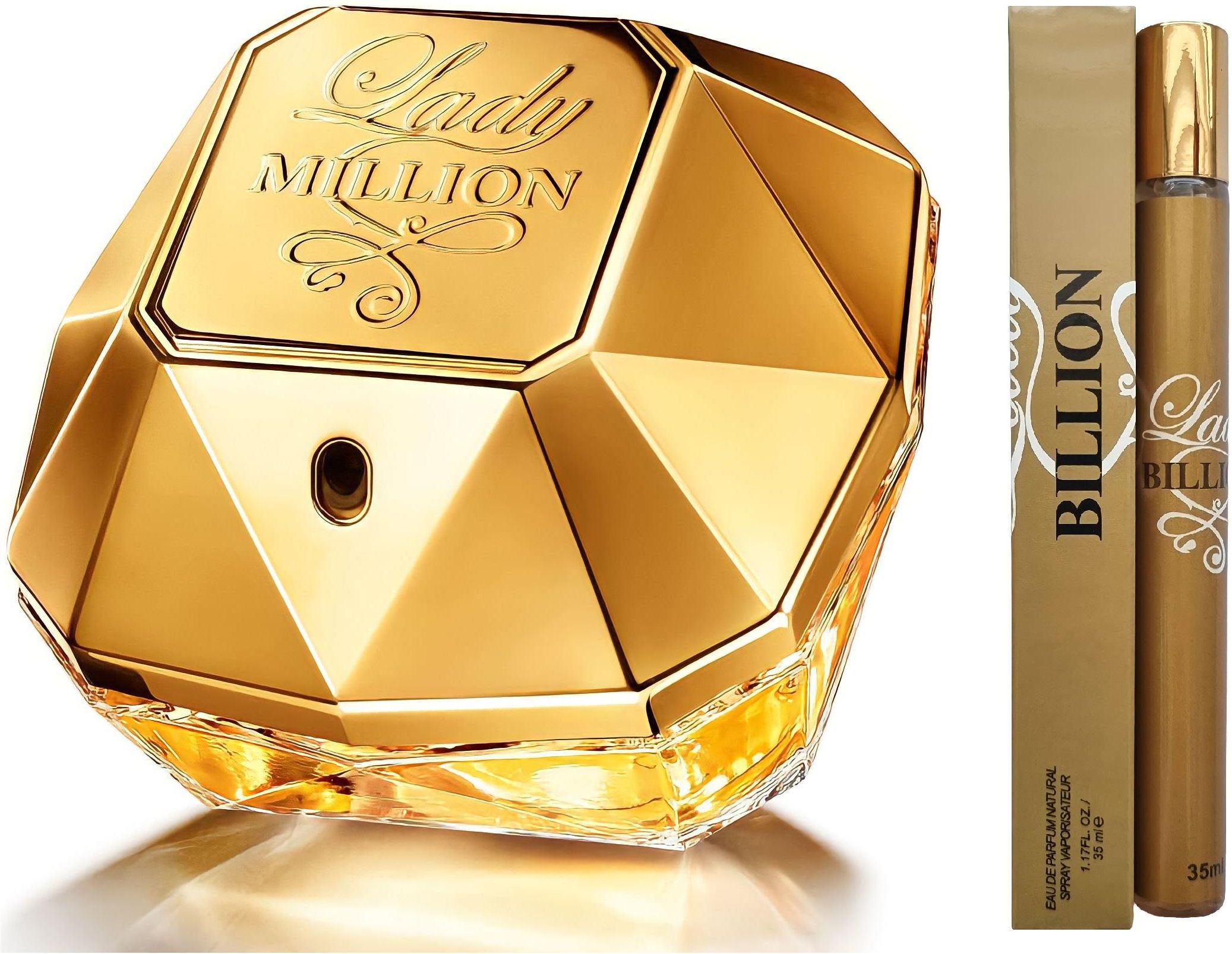 Zestaw LADY MILLION Perfumy damskie 80ml + 35ml - opinie i ceny na Ceneo.pl