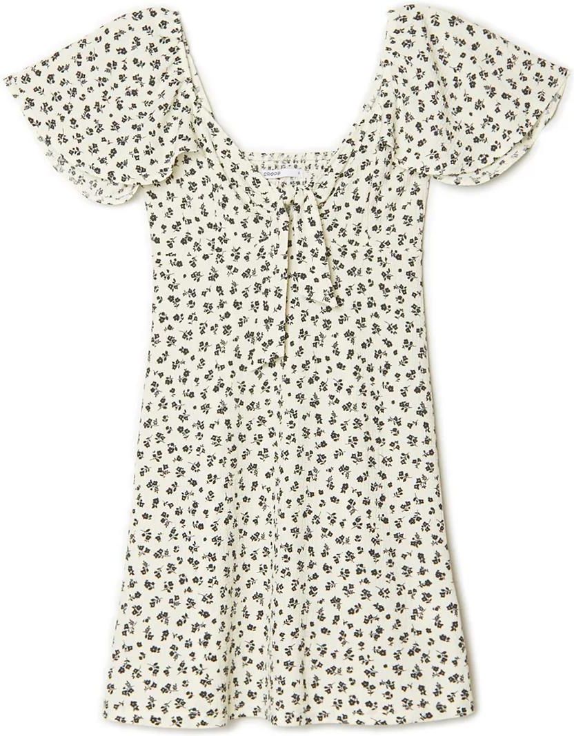 Cropp - Sukienka w kwiaty - Kremowy - Ceny i opinie - Ceneo.pl