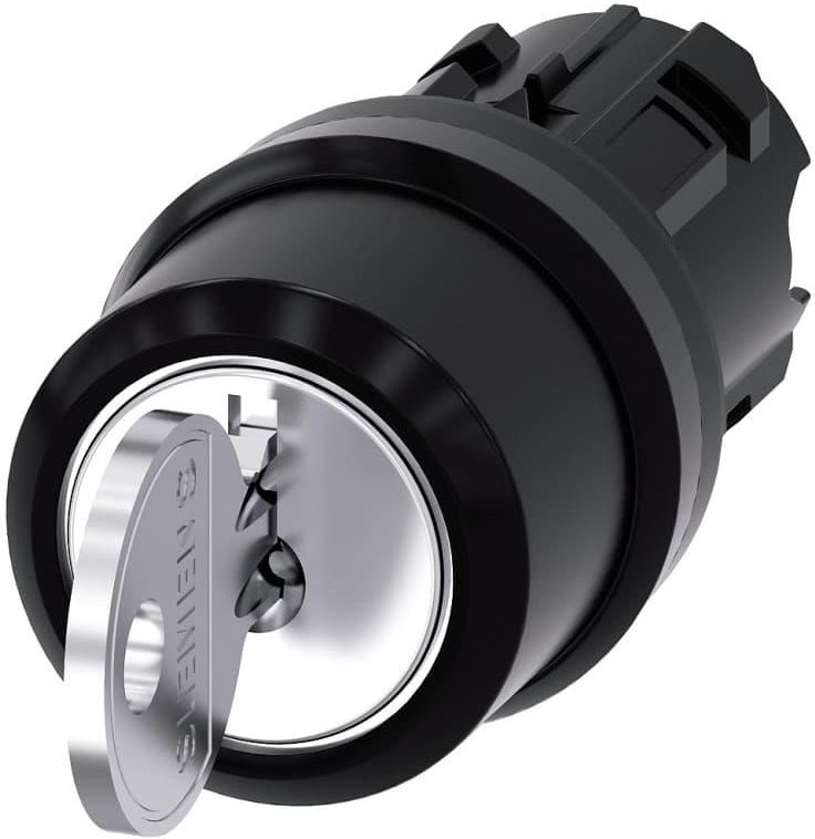 Siemens Przełącznik Z Kluczem Ronis 22Mm Okrągły Tworzywo Nr Zamka Sb30 2 Kluczami 3 Poz ...