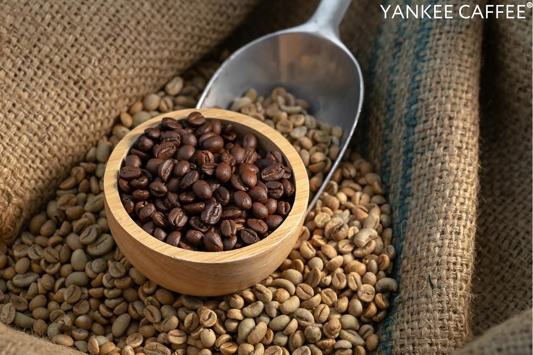 Kawa Yankee Caffee Ziarnista 1Kg Arabica Świeżo Palona Indonezja - Ceny ...