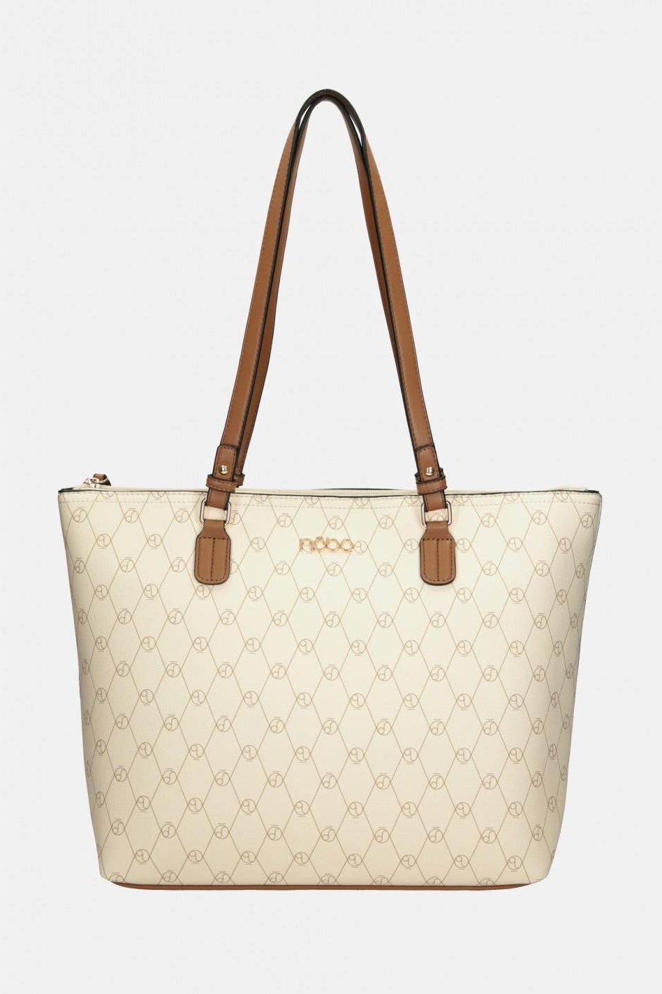 Duża shopperka Nobo z monogramem kremowa - Ceny i opinie - Ceneo.pl