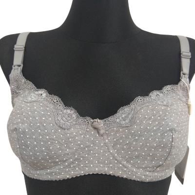 Bawełniany Biustonosz Ciążowy Stanik do Karmienia 36/80C Szary - Ceny i ...