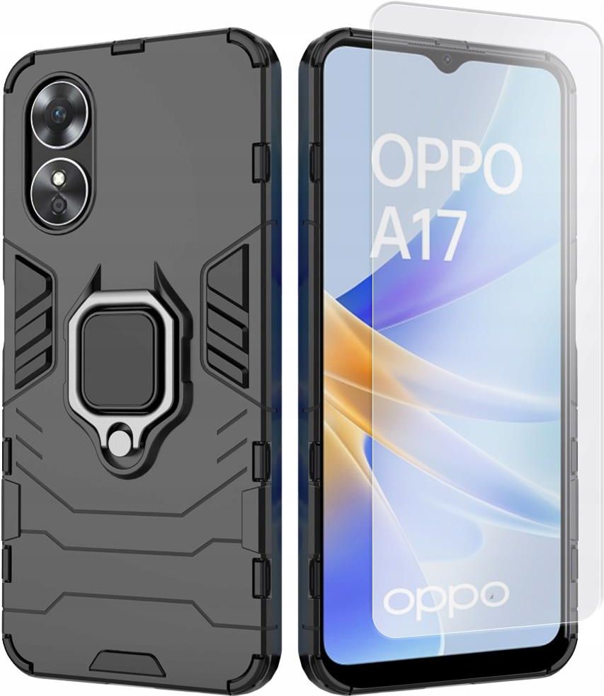 Xgsm Etui Pancerne Armor Ring Do Oppo A17 Szkło - Etui na telefon, ceny ...