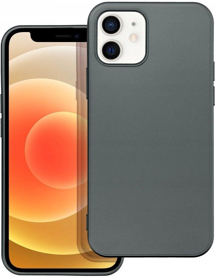 Izigsm Etui Silikonowe Metallic Do Iphone 12 Nakładka - Etui na telefon ...