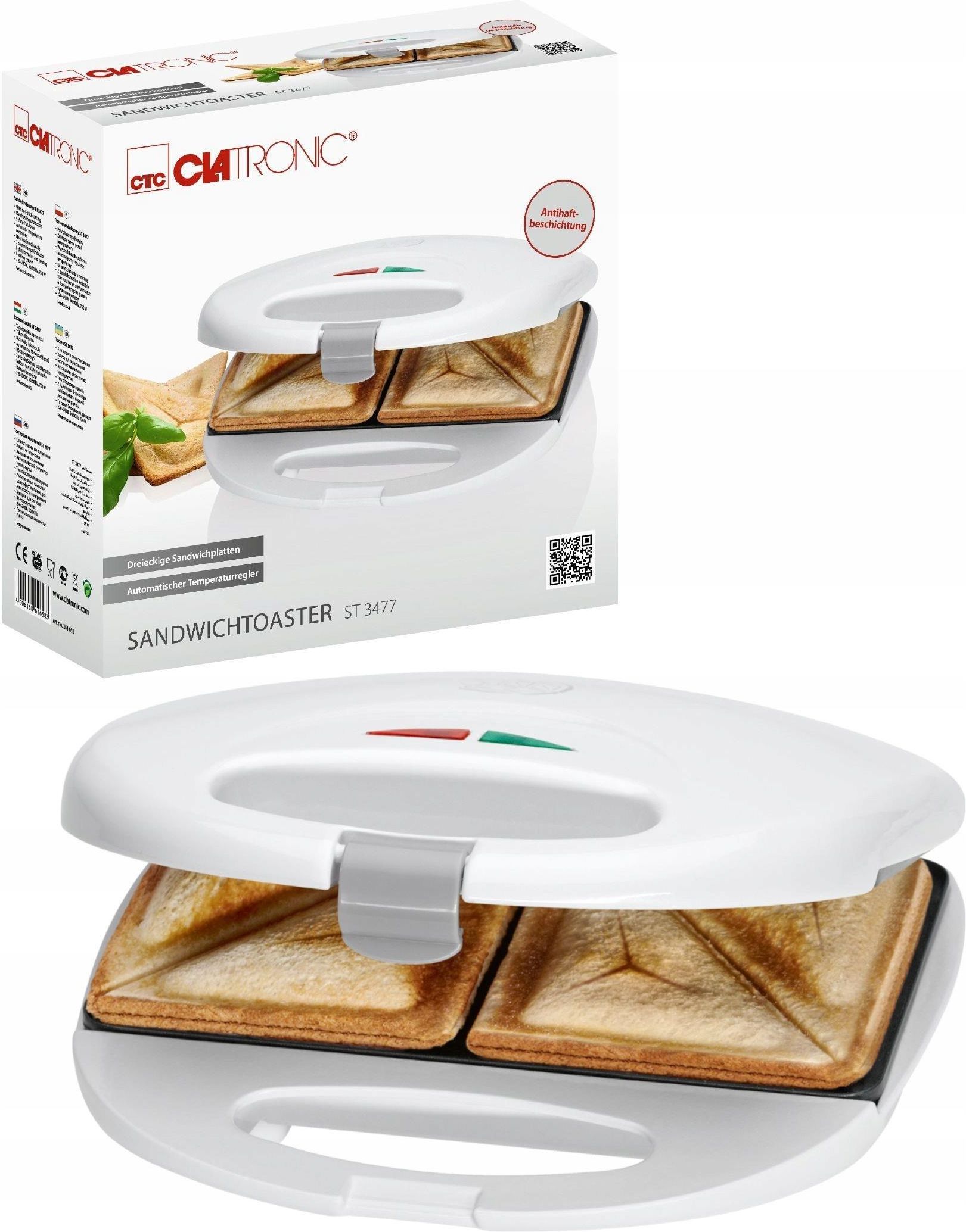Opiekacz Clatronic 61658 - Opinie i ceny na Ceneo.pl