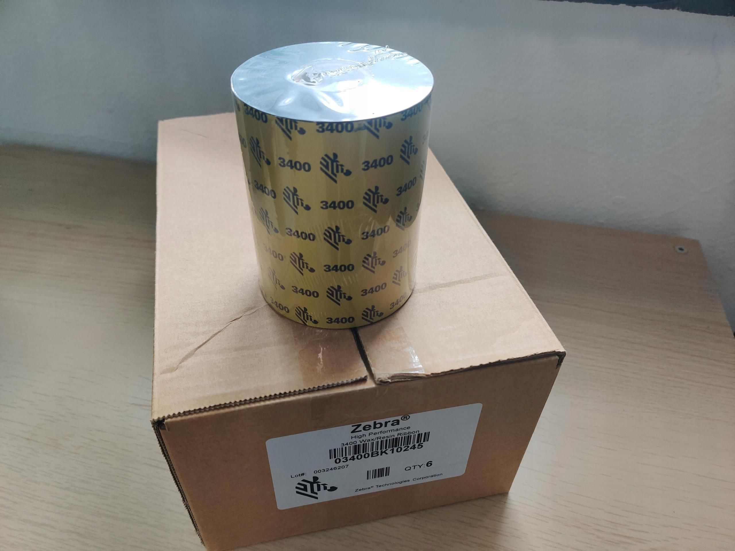 Taśma barwiąca Zebra Taśma Zipship 3400 102X450 Wosk Żywica - Ceny i ...