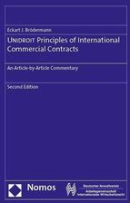 UNIDROIT Principles of International Commercial Contracts Brödermann ...