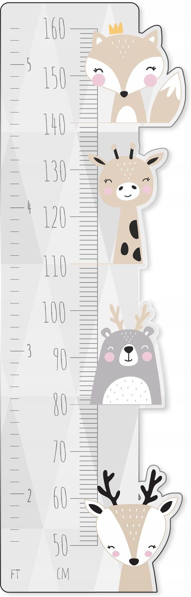 Miarka Wzrostu Na Ścianę Skandynawski Styl Nalepa - Opinie i atrakcyjne ...