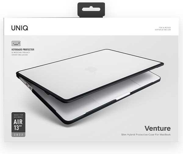 UNIQ etui Venture MacBook Air 13 (2018- 2022) czarny/midnight black ...