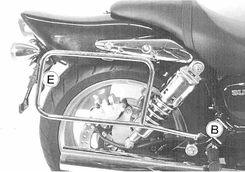 Akcesoria motocyklowe Hepco & Becker Stelaż Pod Kufry Boczne Do Suzuki Vz 1600 Marauder 2004 ...