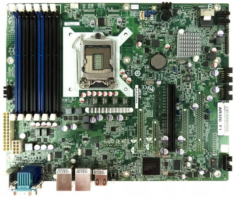 Acer Ga-6Fxsv4 Lga1156 6X Ddr3 Sas Pcie Ar320 F1 (GA6FXSV4) - Opinie i ...