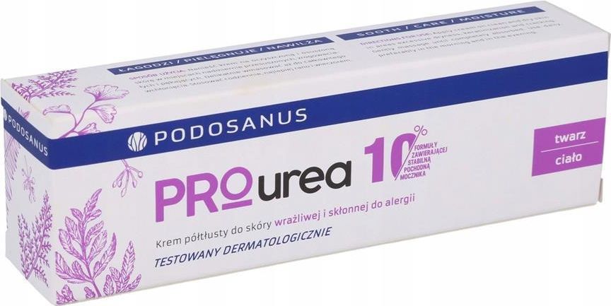 Podosanus Pro Urea 10% Krem Półtłusty Do Skóry Wrażliwej I Skłonnej Do ...