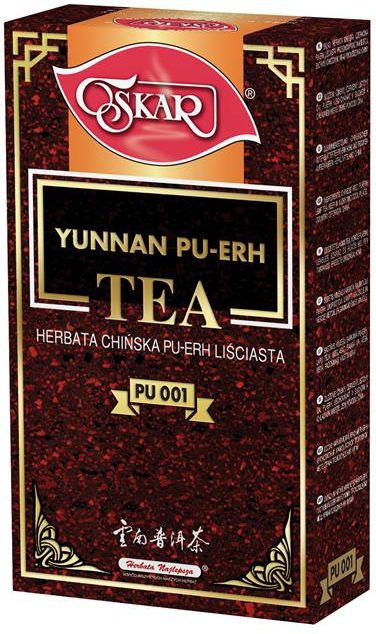 Herbata Oskar Herbata Yunnan Pu-erh Tea PU001 liściasta (czerwona) 100g - Ceny i opinie - Ceneo.pl