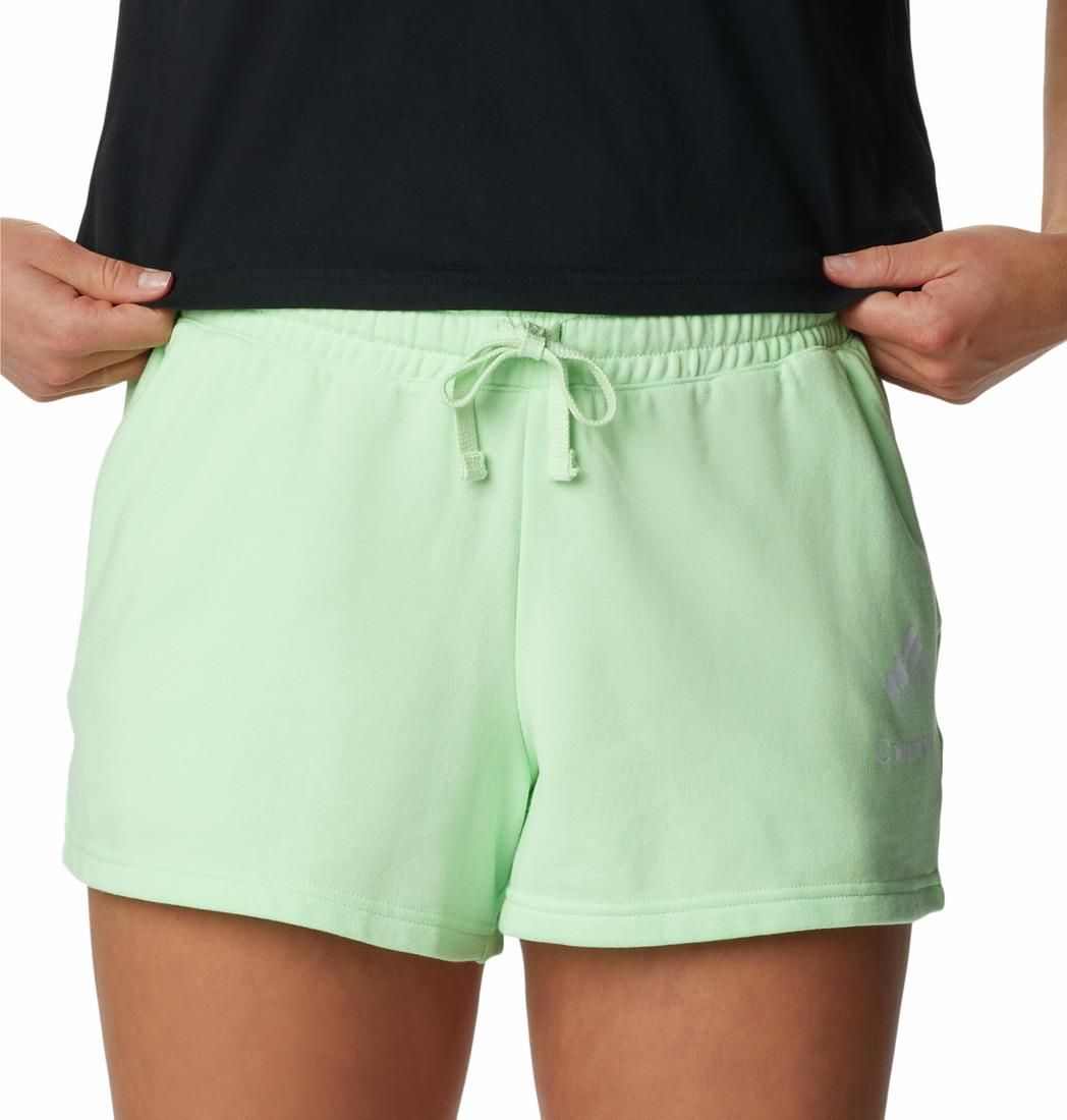 Columbia Krótkie Spodenki Trek French Terry Short Damskie Zielony ...