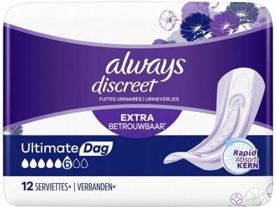 Always Discreet Ultimate Night Wkładki 16 szt. - Opinie i ceny na Ceneo.pl