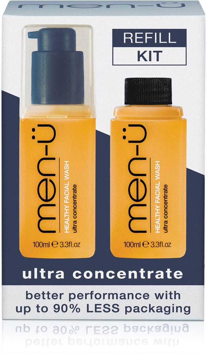 Men-Ü Men-U Refill Kit Antybakteryjny Żel Do Mycia Twarzy Zestaw ...