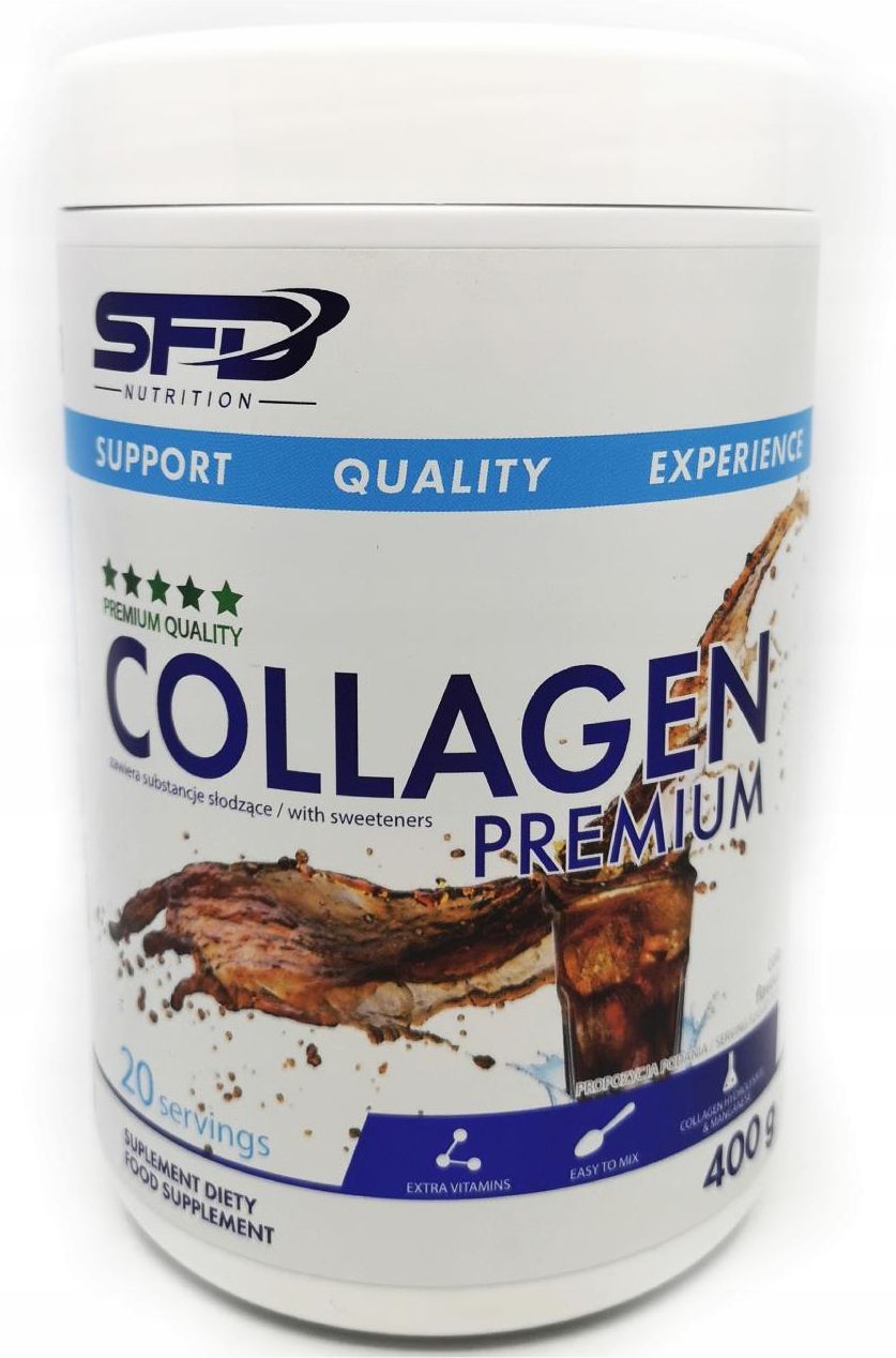 Sfd Collagen Premium O Smaku Coli Zdrowie Włosów Skóry I Kości 400g ...