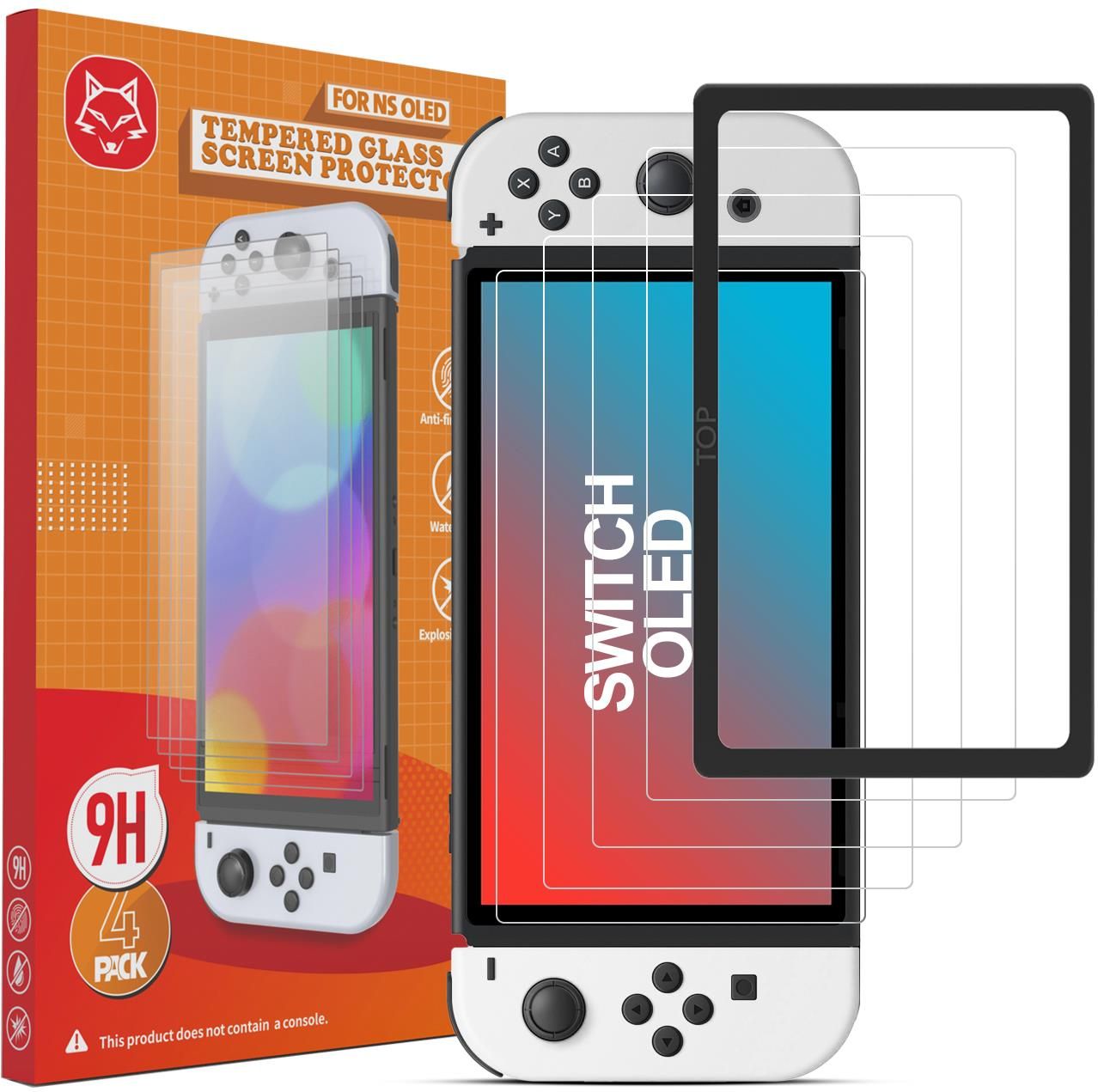WeLoveGames Szkło Hartowane 4szt. 9H Do Nintendo Switch Oled WLG001898 - Ceny i opinie - Ceneo.pl