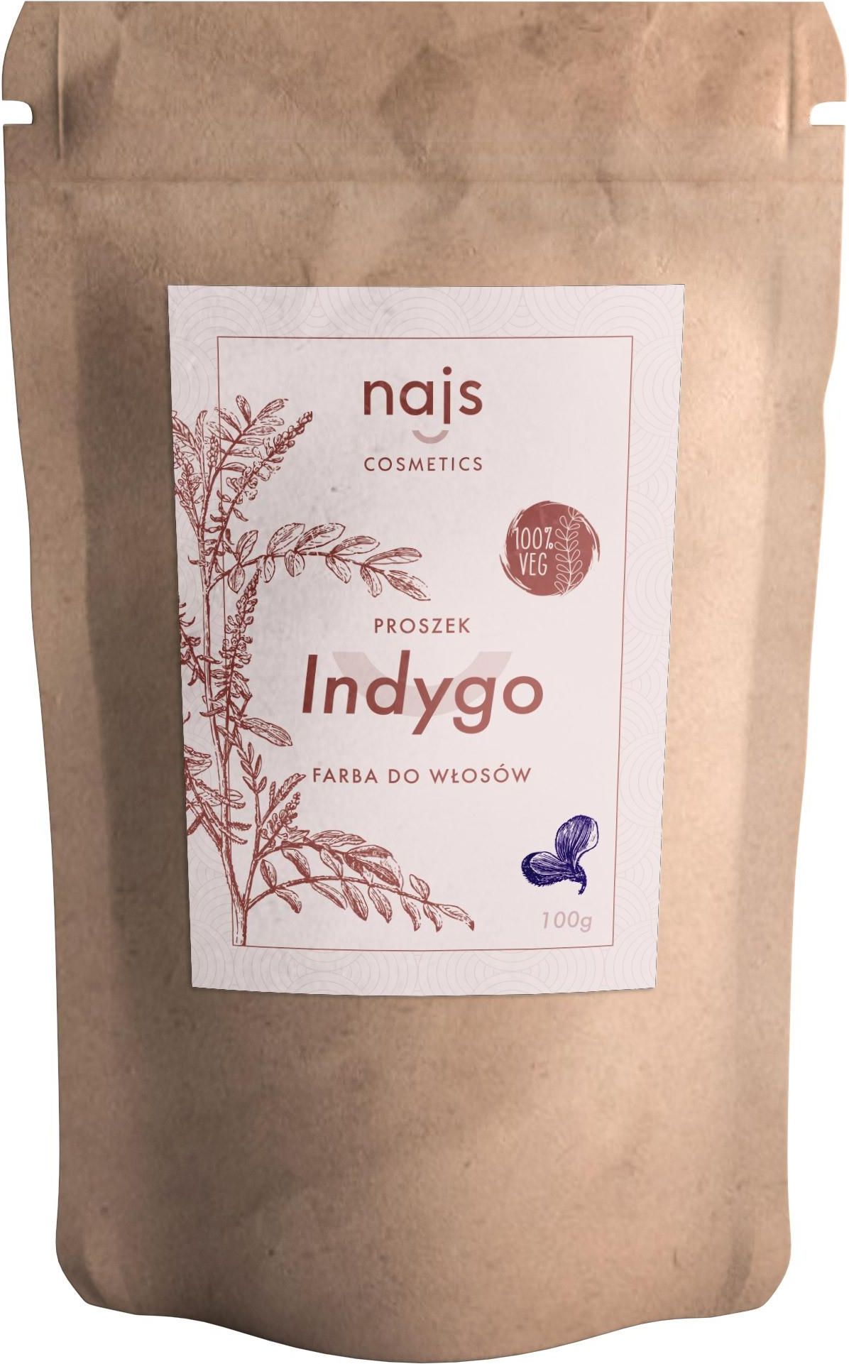 Najs Cosmetics Najs Indygo Indigofera Tinctoria 100G - Opinie i ceny na Ceneo.pl