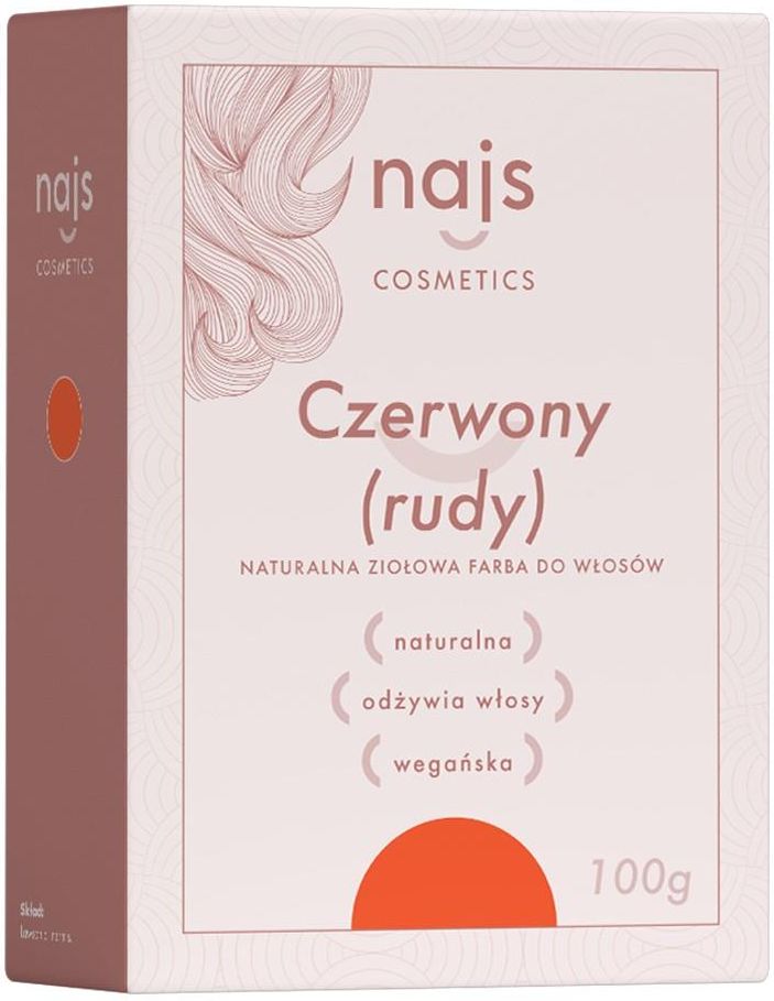 Najs Cosmetics Czerwony Rudy Najs Henna Ruda 100G - Opinie i ceny na ...
