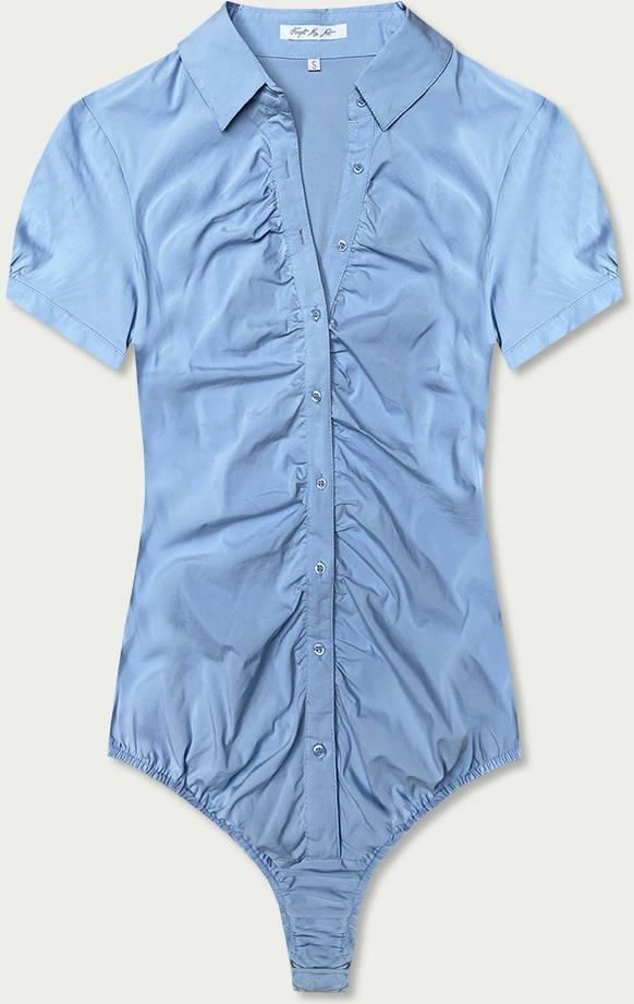 BLUZKA KOSZULOWA BODY NIEBIESKA (SSD16282D) - Ceny i opinie - Ceneo.pl