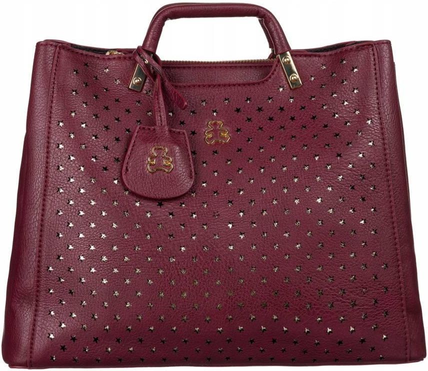 Ażurowa shopperka damska ze skóry ekologicznej — LuluCastagnette - Ceny ...