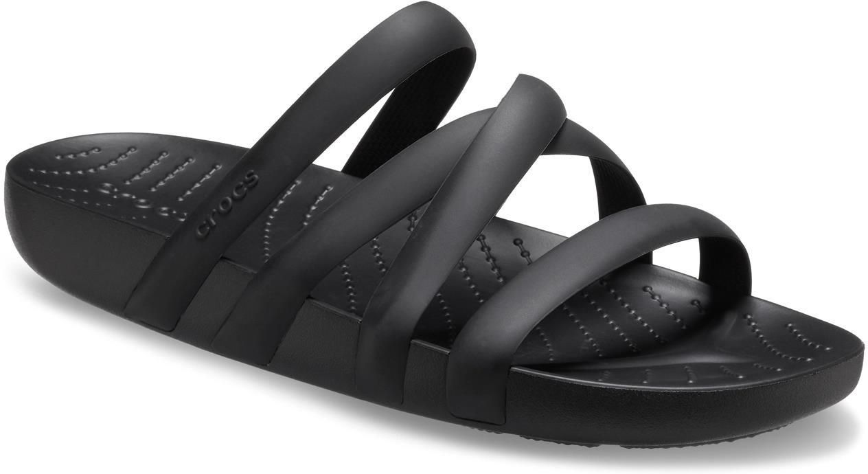 Damskie Klapki Crocs Crocs Splash Strappy 208217-001 – Czarny - Ceny i ...