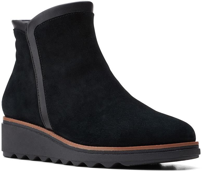 Botki Clarks Sharon Heights kolor black suede 26153517 - Ceny i opinie ...