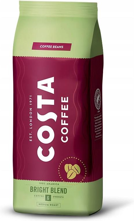 Kawa Costa Coffee Ziarnista Crema Bright 2 X 1Kg - Ceny i opinie - Ceneo.pl