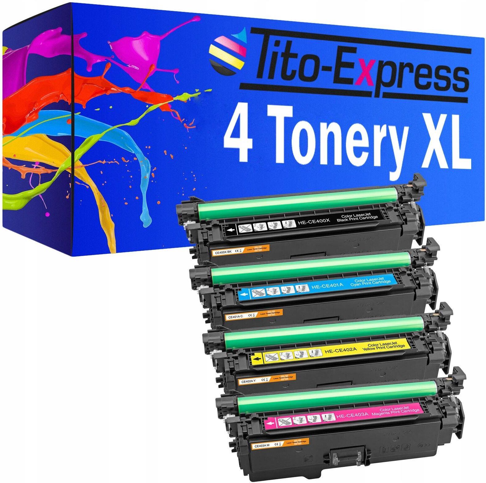 Tito-Express 4X Toner Do Hp Ce400X 507X M570Dn M575Dn M551Dn - Opinie i ...