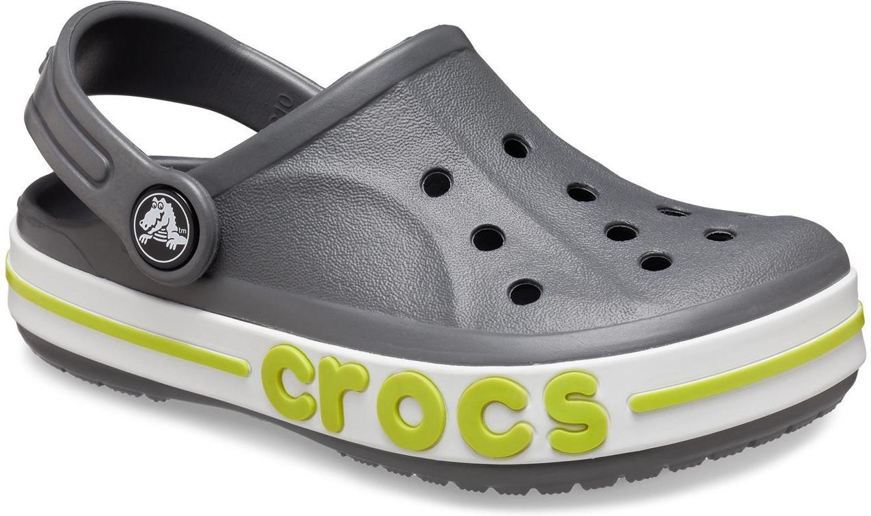 Dziecięce Klapki Crocs Bayaband Clog K 207019-0Gx – Szary - Ceny i ...