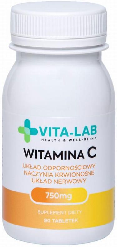 Vita Lab Witamina C 750 Mg 90 Kapsułek - Opinie i ceny na Ceneo.pl