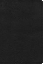 CSB Large Print Compact Reference Bible, Black Leathertouch ...