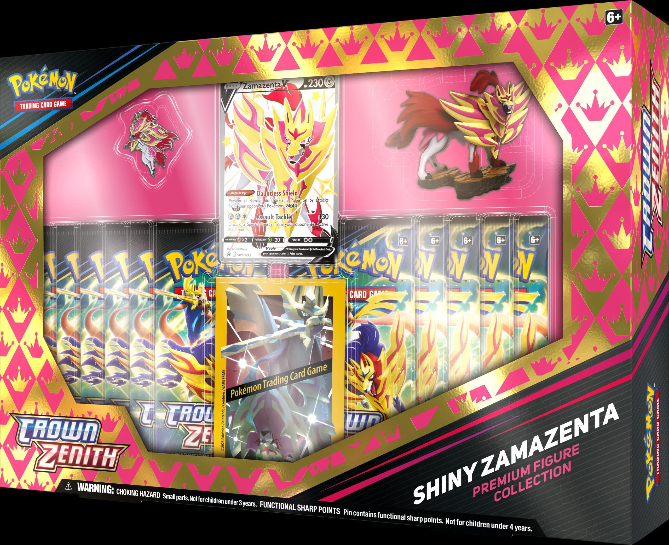 Pokemon TCG: Crown Zenith Premium Figure Collection - Zamazenta - Ceny ...