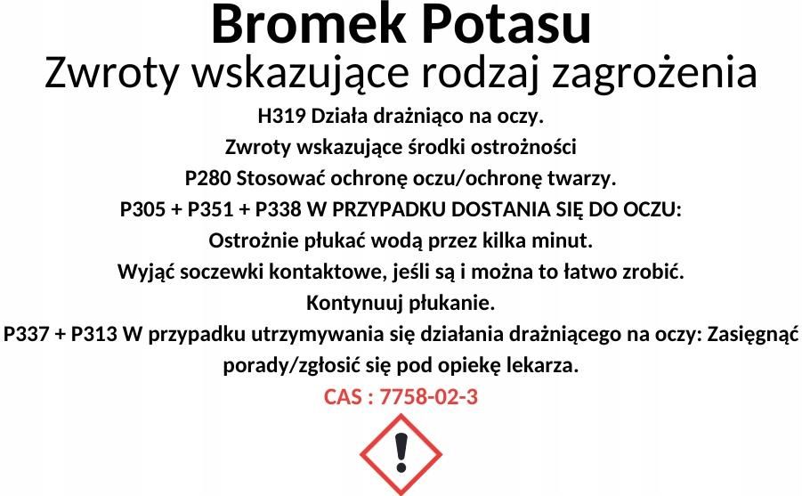 Bromek Potasu 50G - ceny i opinie - Ceneo.pl