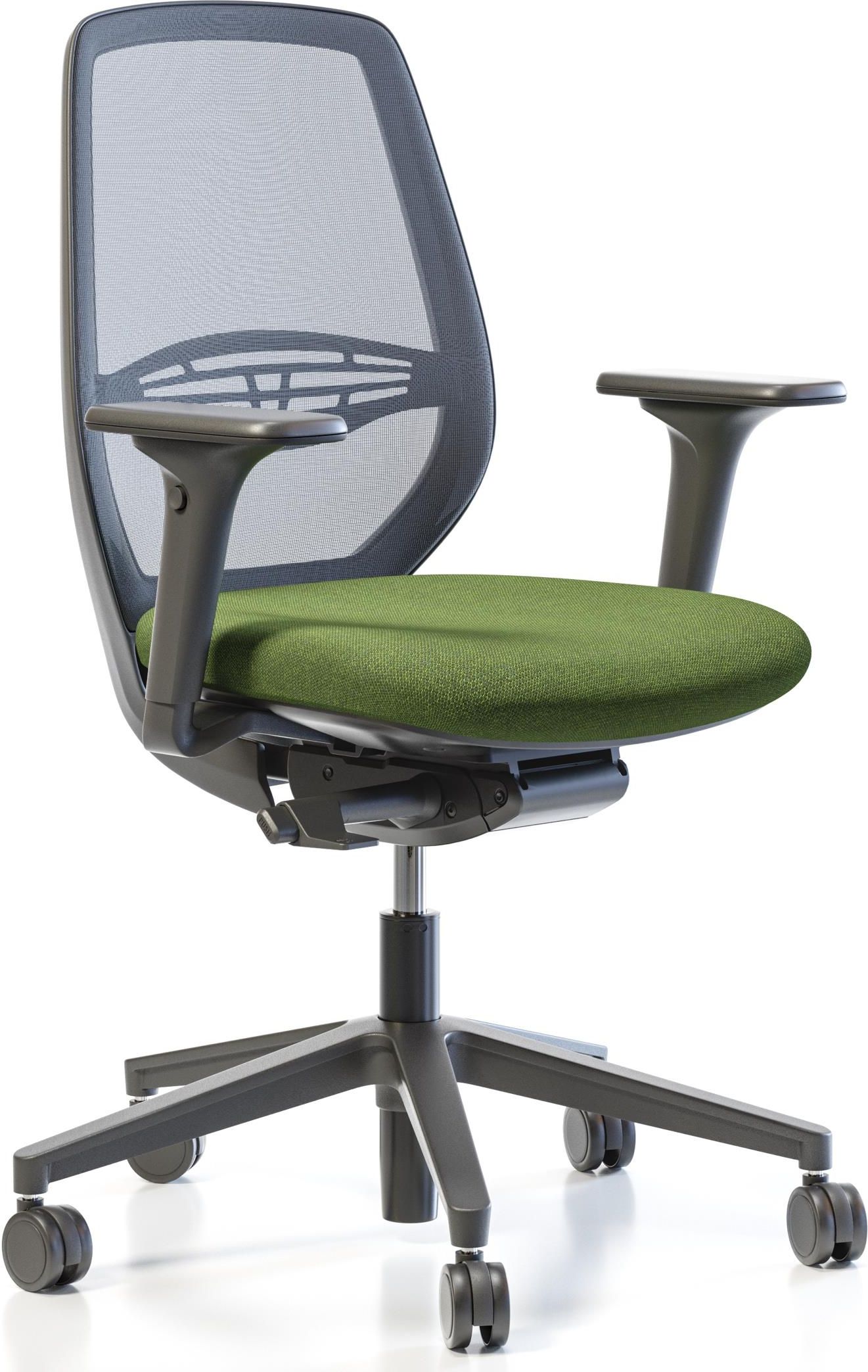 Bgroup Obrotowe Krzesło Do Biura Start Net Black Z Siatkowym Oparciem ...