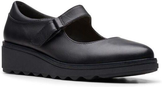 Buty Clarks Sharon Shore kolor black leather 26152832 - Ceny i opinie ...