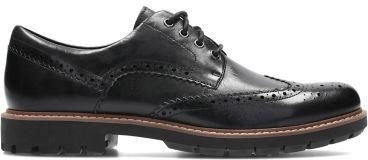 Buty Clarks Batcombe Wing kolor black leather 26127192 - Ceny i opinie ...