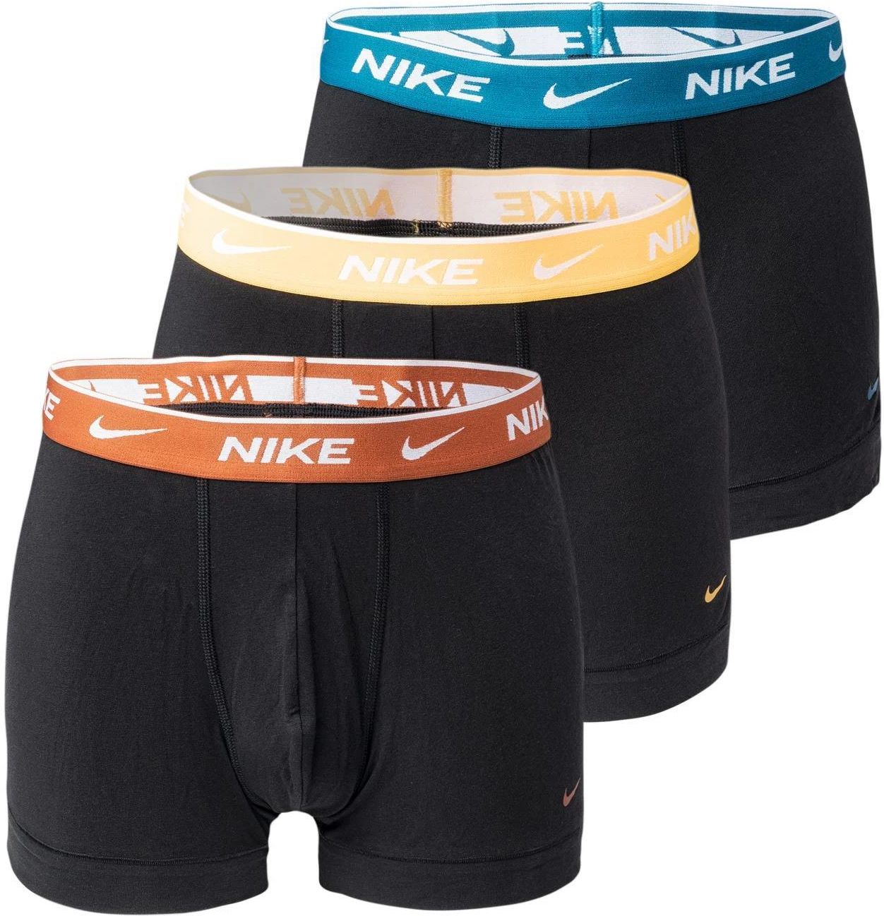Męskie Bokserki Nike Trunk 3Pk 0000KE1008C48 – Czarny - Ceny i opinie ...
