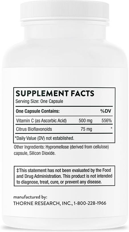 Thorne Research Thorne Vitamin C With Flavonoids 90 Kapsułek ...
