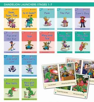 Phonic Books Dandelion Launchers Stages 1-7 Sam, Tam, Tim (Alphabet ...
