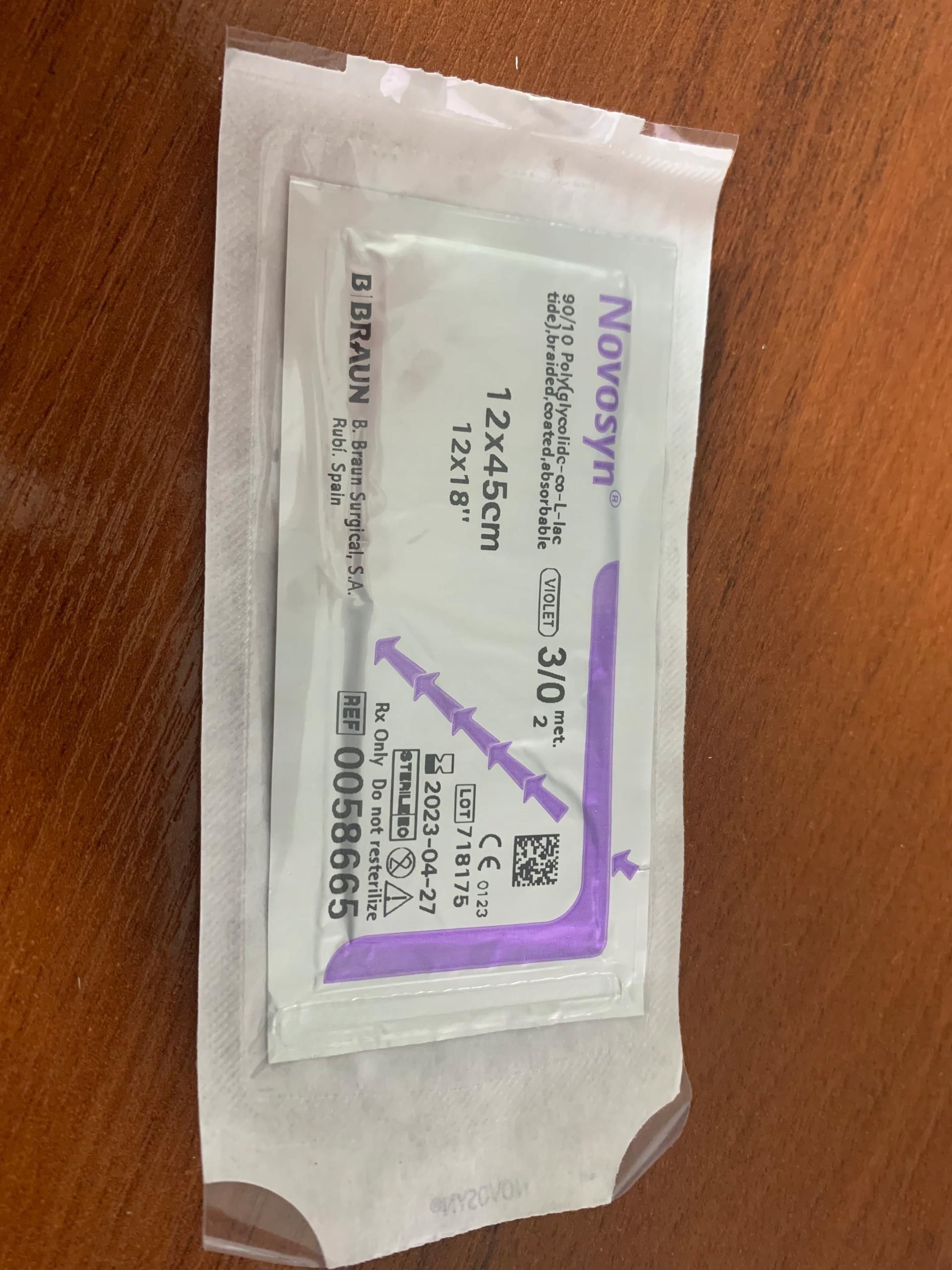 B.Braun Nić Szew Novosyn 3/0 12X45Cm Ref0058665 - ceny i opinie - Ceneo.pl