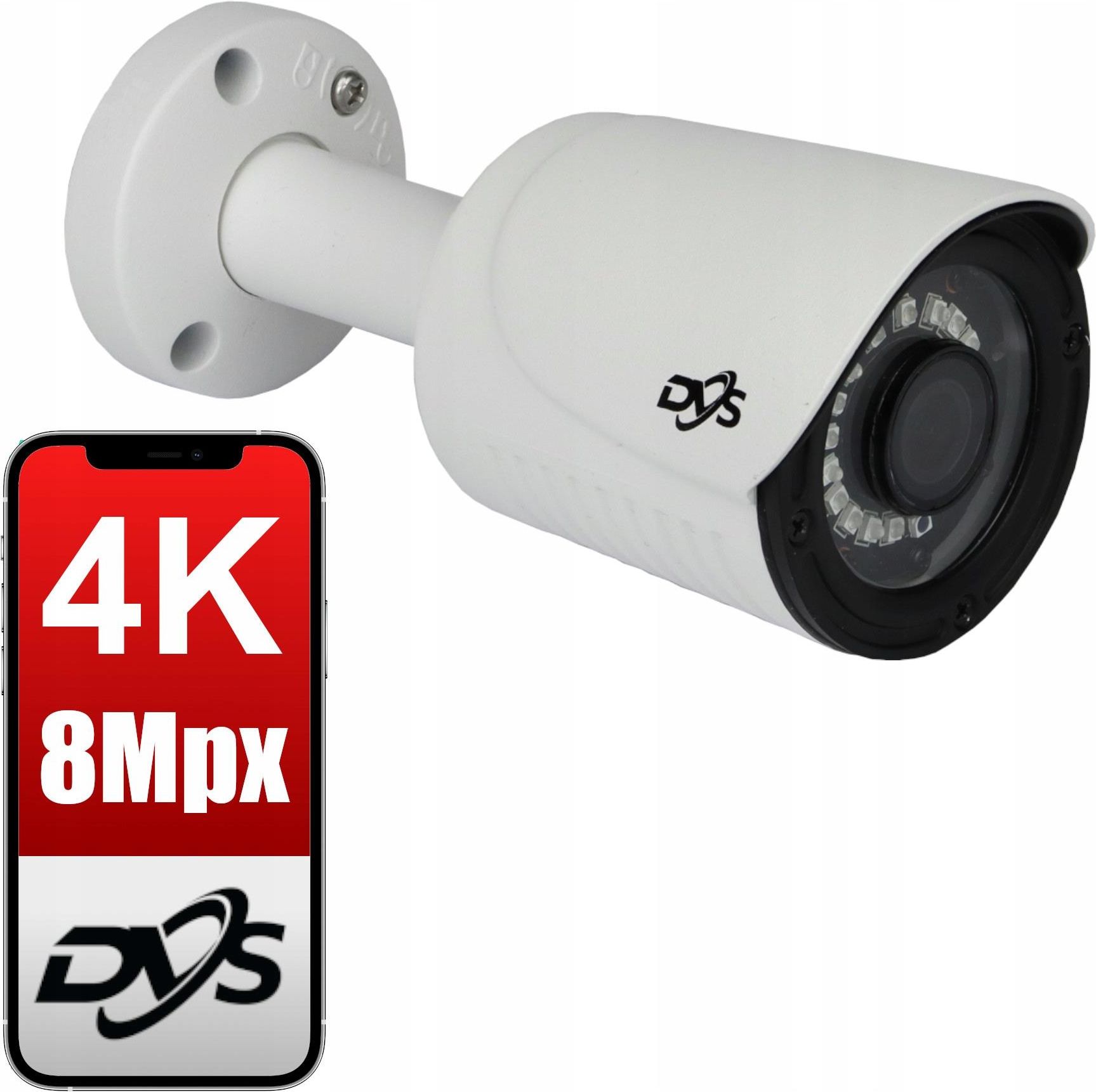 Kamera przemysłowa Dvs Zewnętrzna Kamera Analog 8Mpx Monitoring Cctv ...