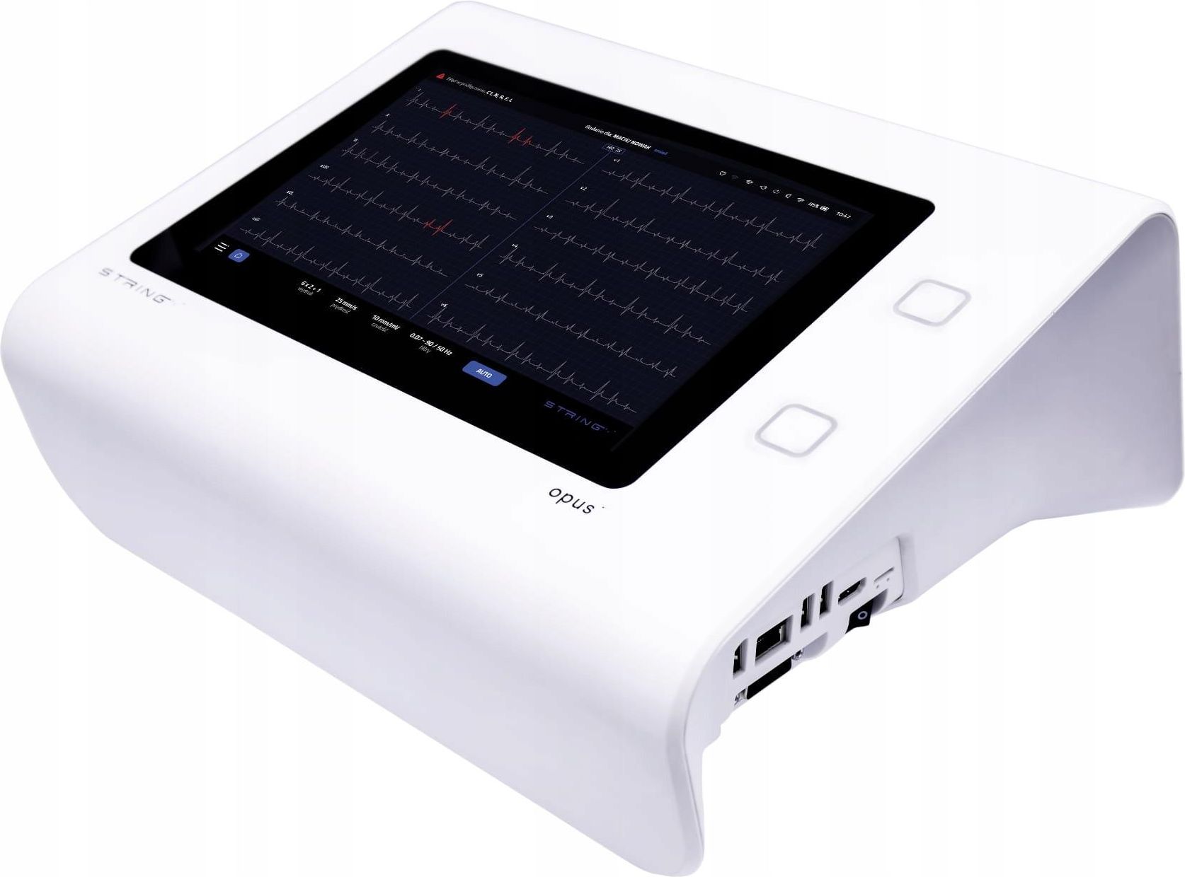 Drobne akcesoria medyczne Elektrokardiograf String Opus Aparat Ekg ...