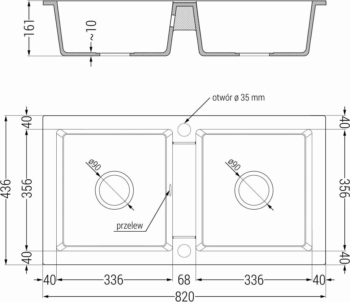 Zlewozmywak z baterią Mexen Mario + Aster Biały 6504207345057G - Opinie ...