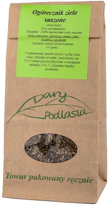 Dary Podlasia Ogórecznik ziele ogórecznika -200g - Opinie i ceny na Ceneo.pl