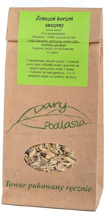 Dary Podlasia Żeń-szeń syberyjski korzeń 1000g - Opinie i ceny na Ceneo.pl