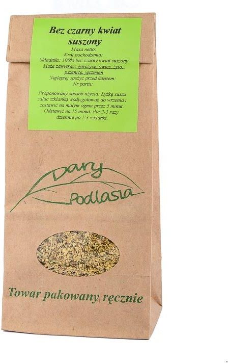 Dary Podlasia Bez czarny kwiat bzu Zioła 1000g Podlas - Opinie i ceny na Ceneo.pl