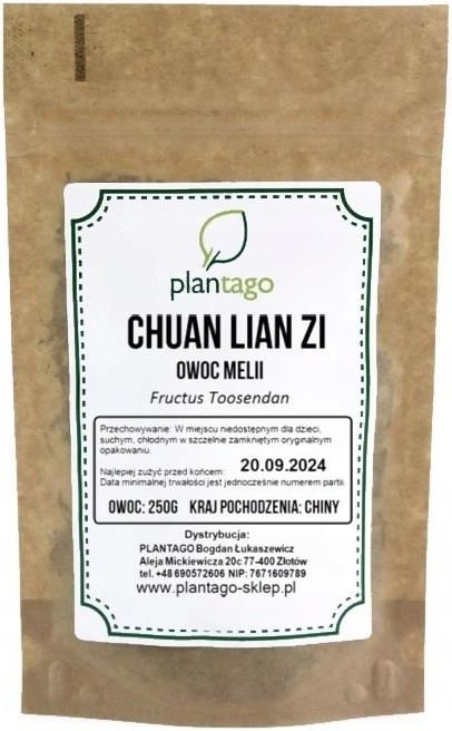 Plantago Chuan Lian Zi (Fructus Toosendan) owoc melii 50g - Opinie i ...